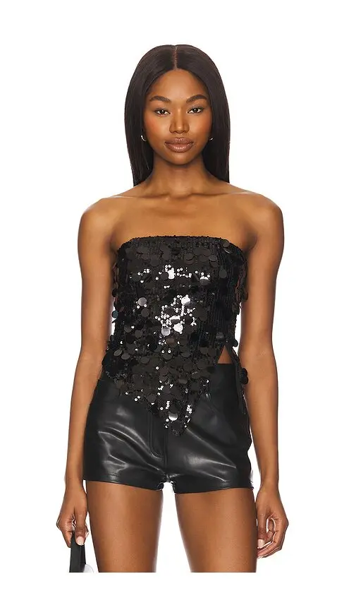Superdown Cordilla Strapless Top In . Also - Black