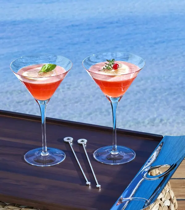 Christofle Stainless Steel Oh De Cocktail Stirrers