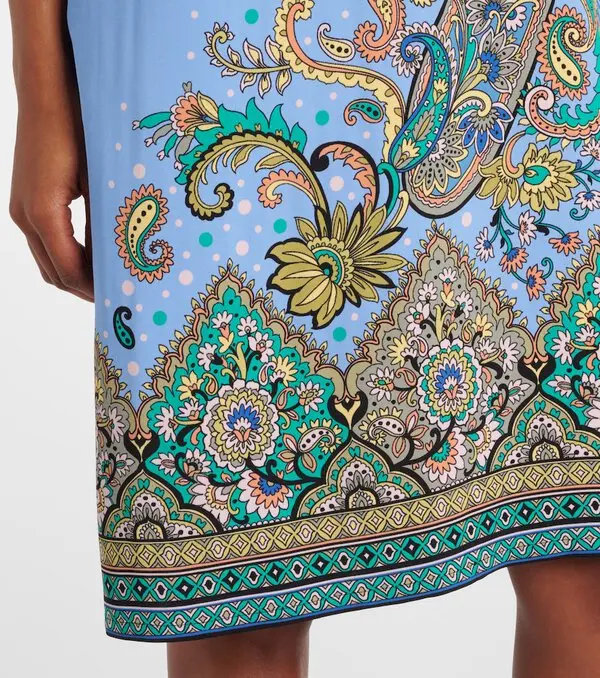 Etro Paisley Print Mini Dress
