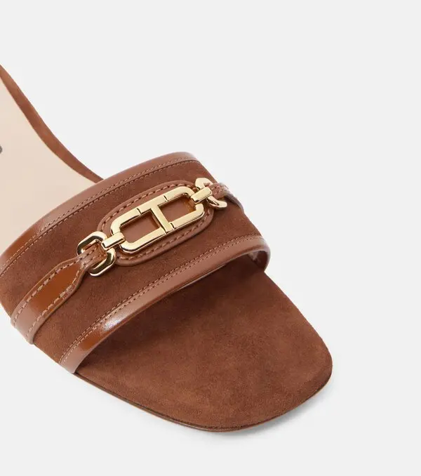 TOM FORD Whitney Leather Slides