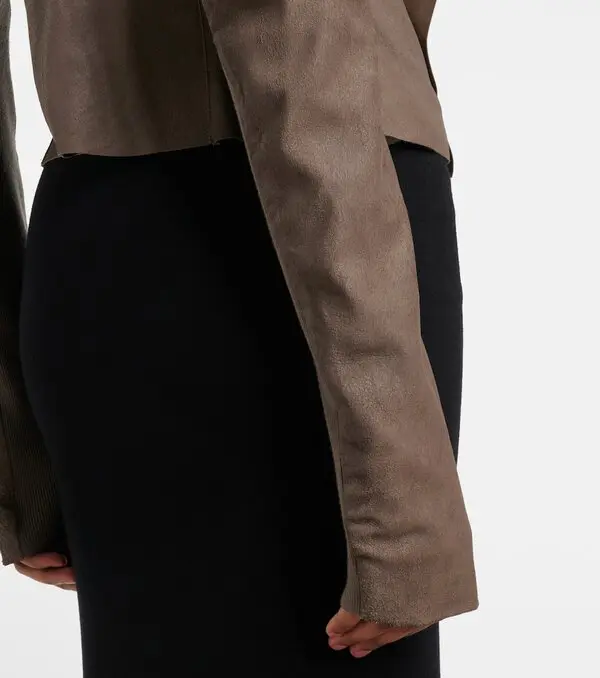 Rick Owens Leather Biker Jacket
