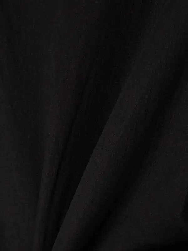 ABADIA Cotton-poplin Shirt With Bib Front