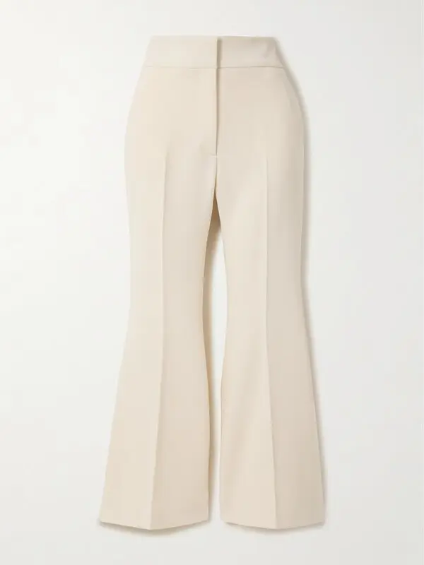 Gabriela Hearst Marsh' Flared Wool Trousers