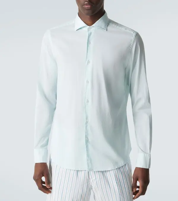 Fedeli Cotton-blend Shirt