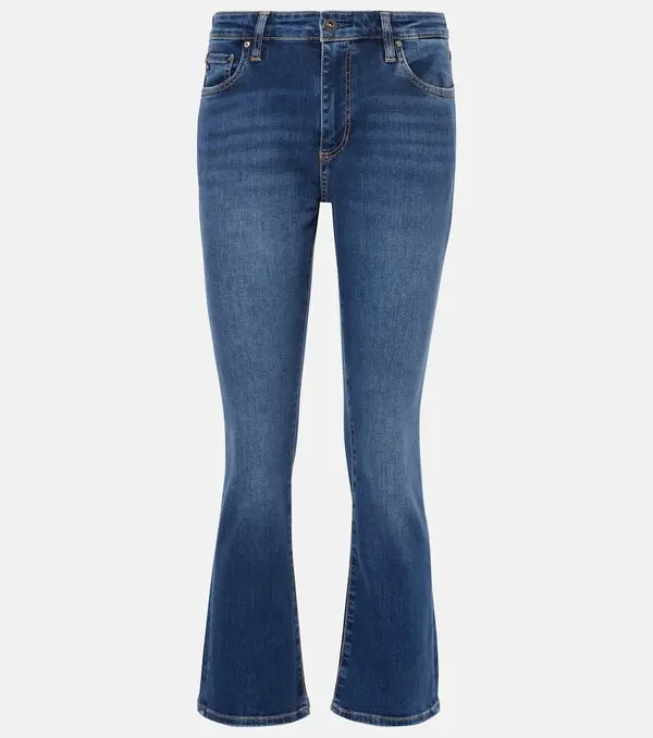 Ag Jodi Cropped Flare Jeans - Blue
