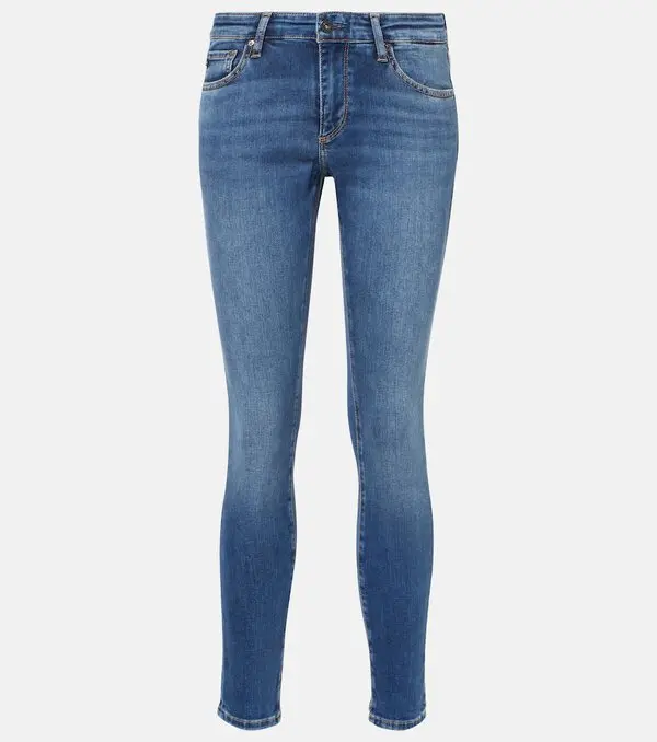 Ag Mid-rise Skinny Jeans