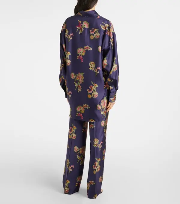 Etro Printed Silk Shirt