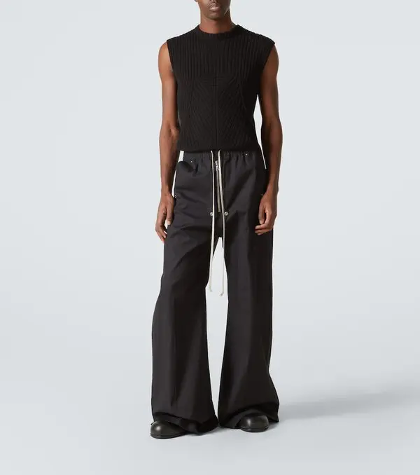 Rick Owens Granola Leather Mules - Black