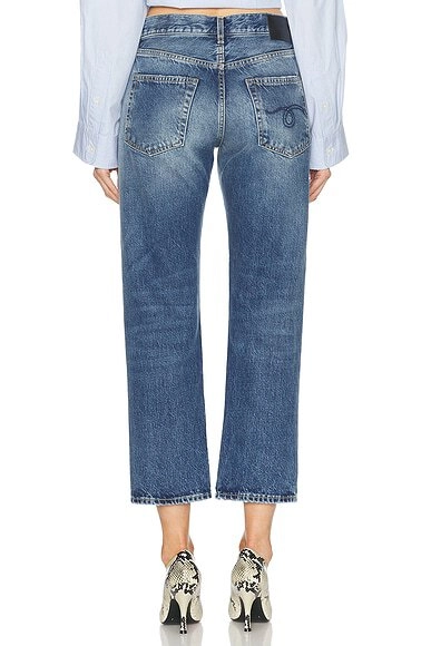 R13 Romeo Cropped Straight Leg Jeans