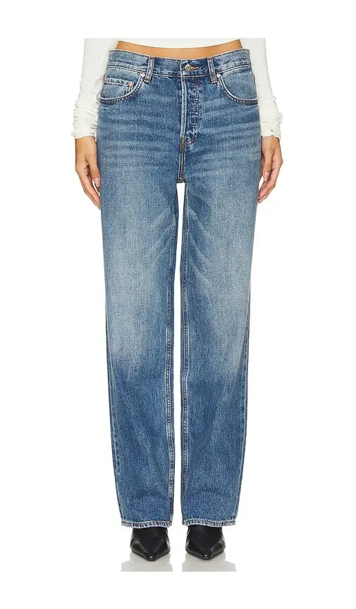GRLFRND Bella Low Rise Boyfriend Jeans