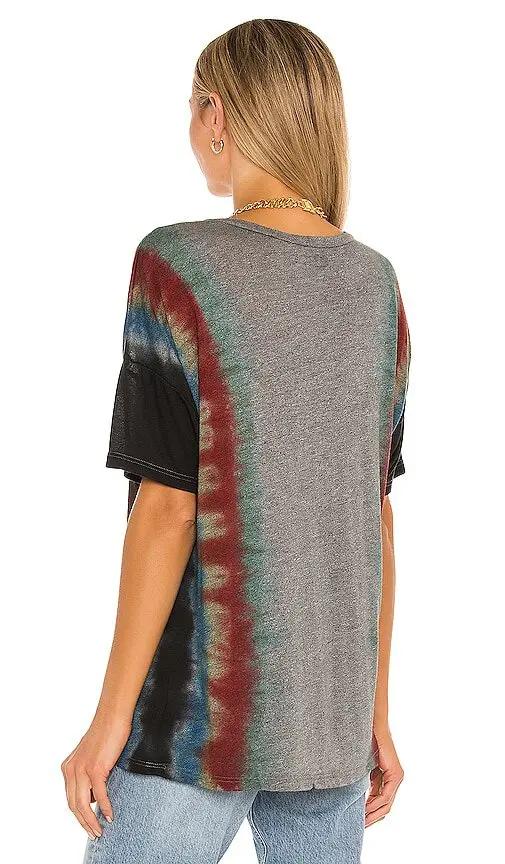 Michael Lauren Tie-dye Oversized T-shirt - Grey