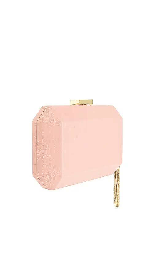OLGA BERG Lia Facetted Clutch With Tassel