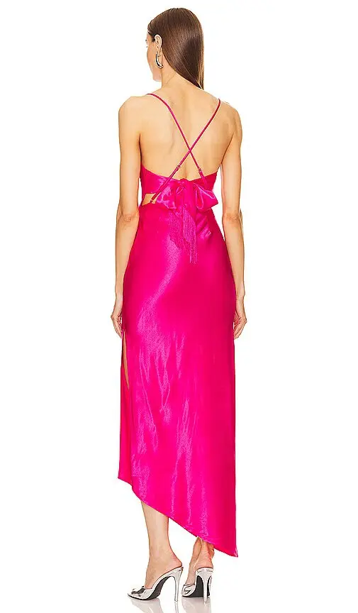 MICHAEL COSTELLO X Revolve Cassie Midi Dress - Fuchsia