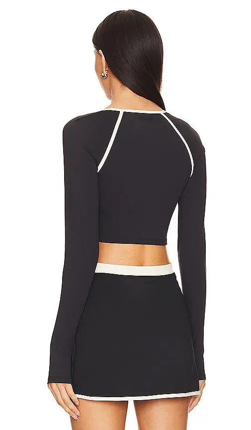 L*Space Campbell Long Sleeve Cropped Top