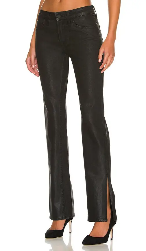 GRLFRND Hailey Low Rise Slim Boot - Black