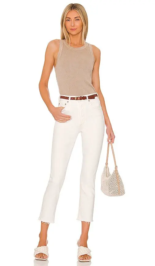 Citizens Of Humanity Isabel Rib Tank - Tan