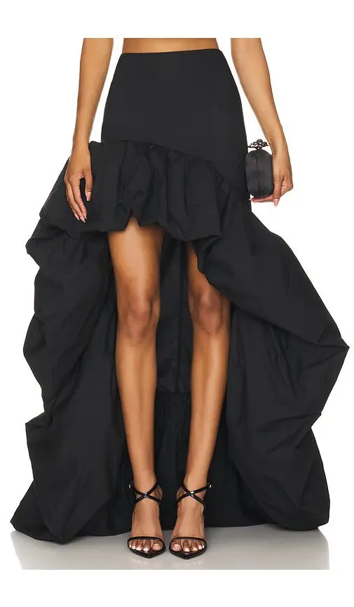 Nbd Piya High Low Skirt In . Also - Black