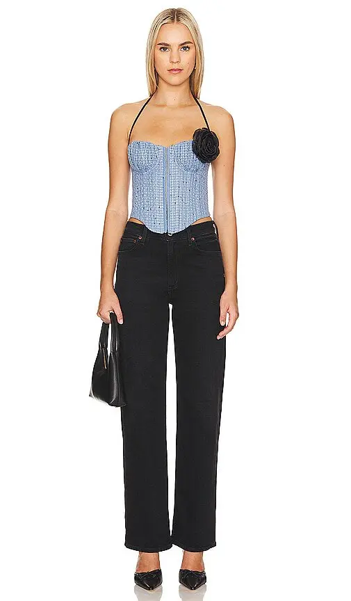 LOVERS AND FRIENDS Domino Bustier Top
