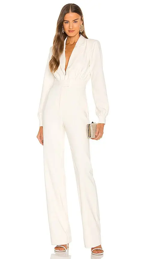 MICHAEL COSTELLO X Revolve Reina Jumpsuit - Ivory