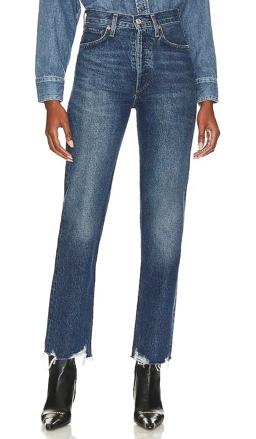AGOLDE 90s Pinch Waist High Rise Straight Jeans