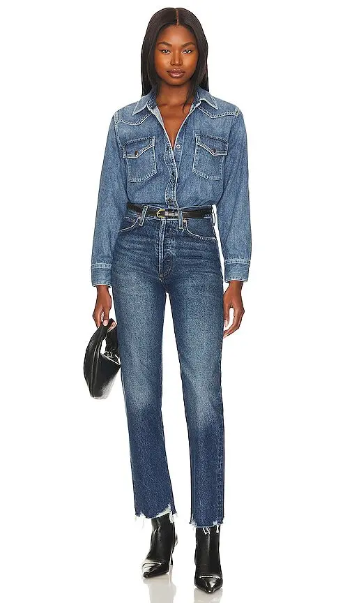 AGOLDE 90s Pinch Waist High Rise Straight Jeans