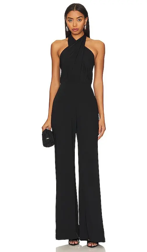 Amanda Uprichard Mezcal Jumpsuit In . Also - Black