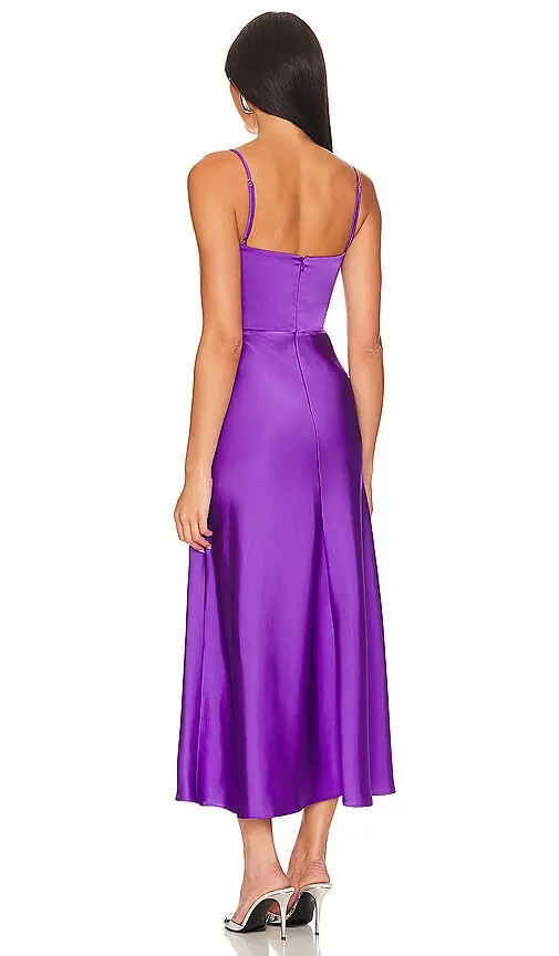 Katie May Flora Satin Dress - Purple