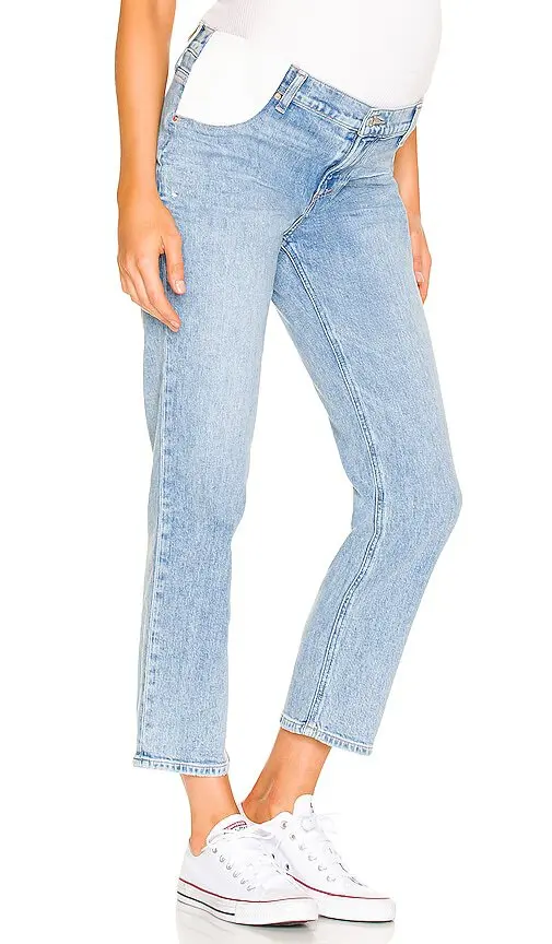 Paige Maternity Noella Straight Jeans - Denim-light