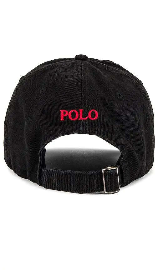 Polo Ralph Lauren Embroidered Cotton Cap - Red