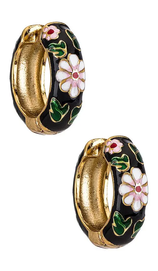 PETIT MOMENTS Deco Hoops - Black