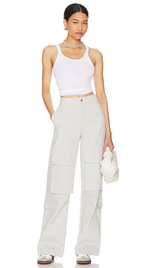 BY.DYLN Kennedy Cargo Pants - Grey