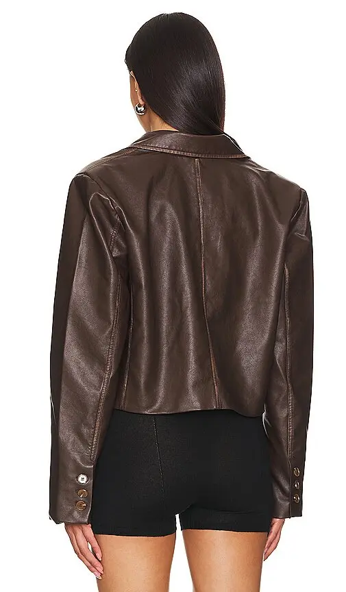 Superdown Blakely Faux Leather Jacket In . Also