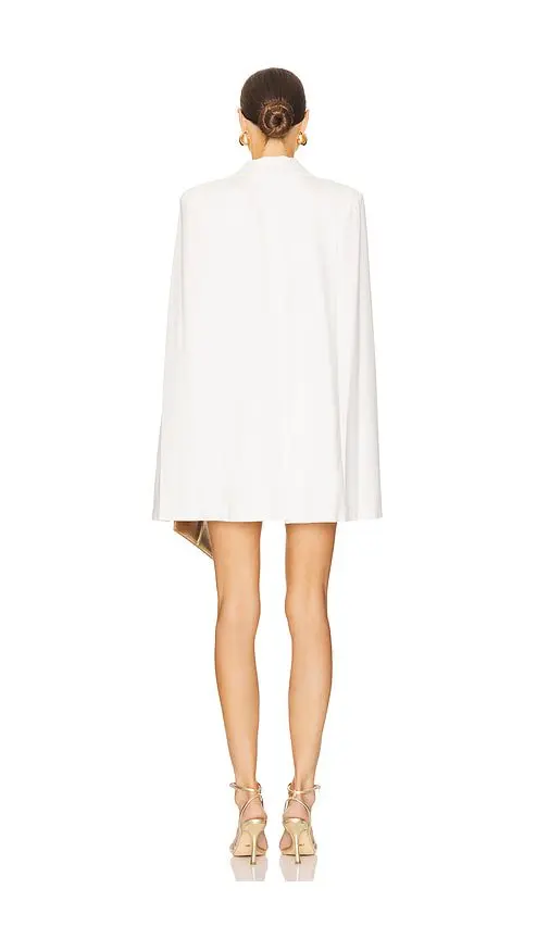 Katie May Boss Lady Cape Dress - Ivory