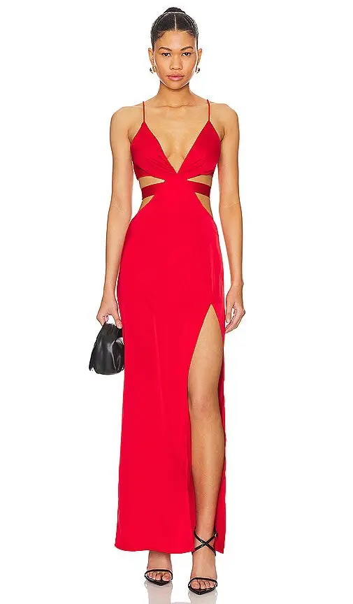 Superdown Stacie Maxi Dress - Red