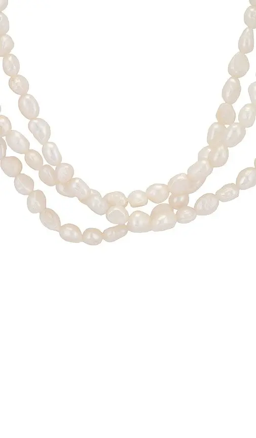 PETIT MOMENTS Layered Pearl Necklace
