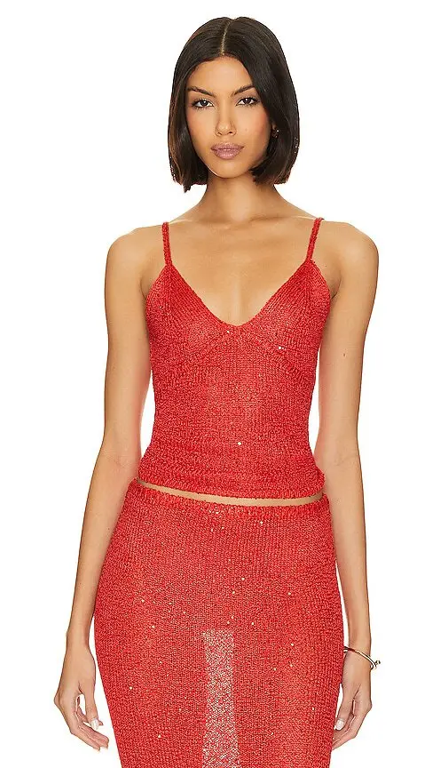 ASTA RESORT Carolina Camisole - Red