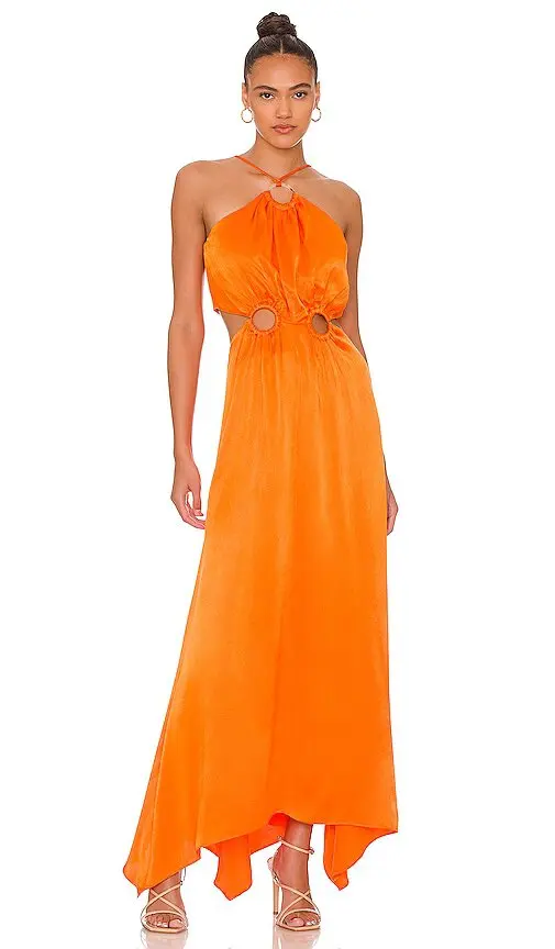 ELLIATT Visitant Maxi Dress - Orange
