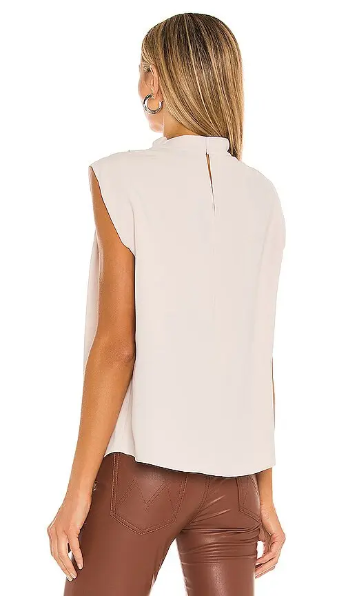 Amanda Uprichard Fabienne Sleeveless Top - Cream