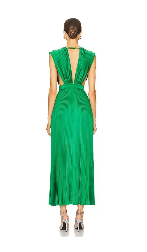 L'IDEE Gala Midi Dress - Green