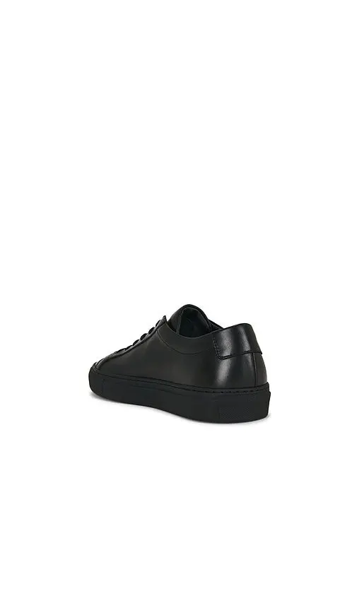 COMMON PROJECTS Achilles Low Leather Sneakers - Black
