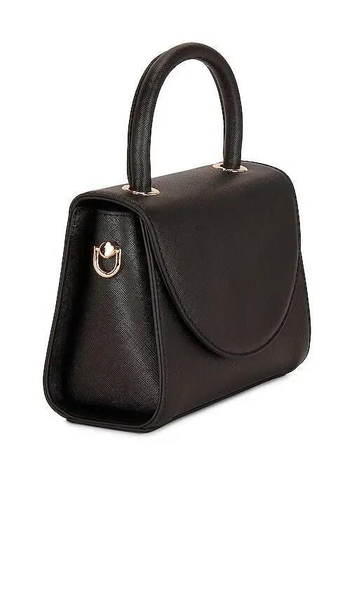 OLGA BERG Sasha Top Handle Bag - Black
