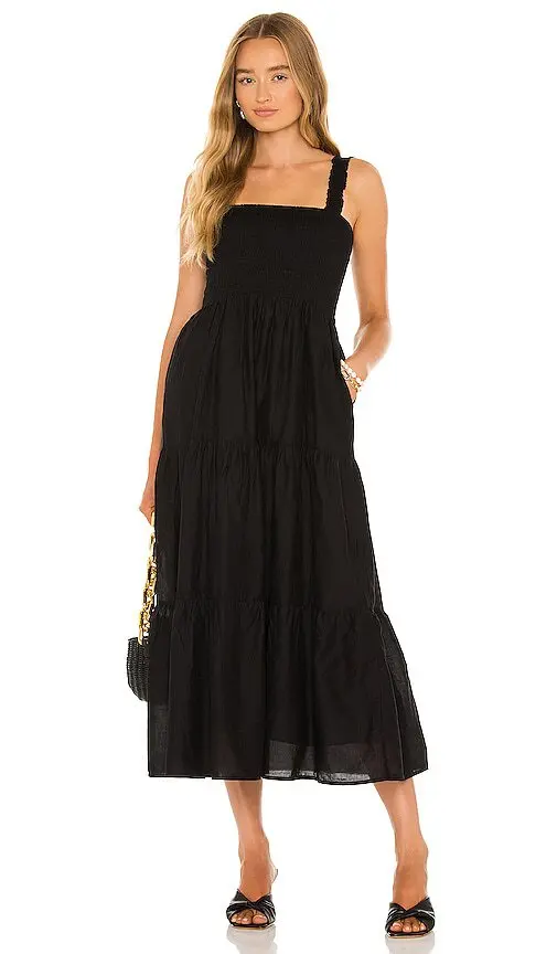 Seafolly Faithful Midi Dress - Black