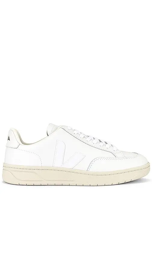 VEJA V-12 Leather Sneakers - White