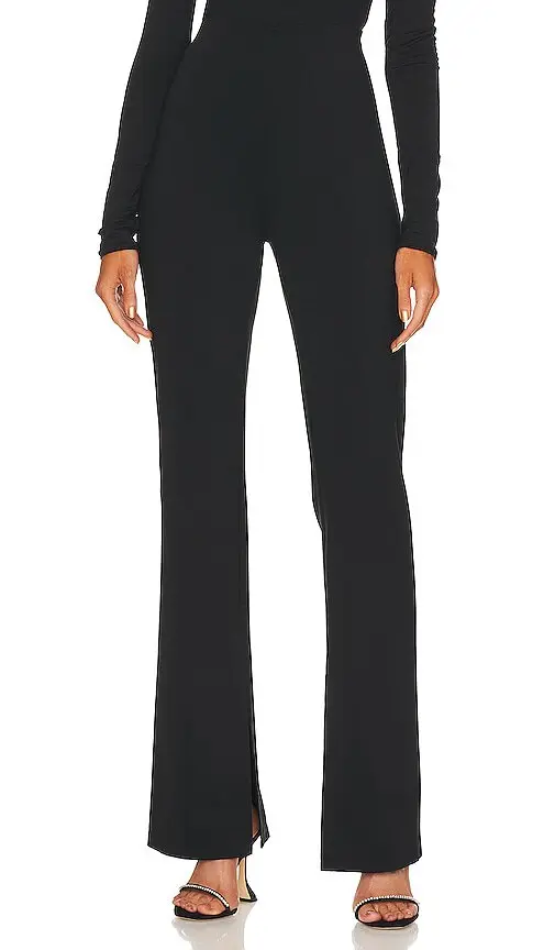 L'academie Hewitt Anouka Knit Slim Pant - Black