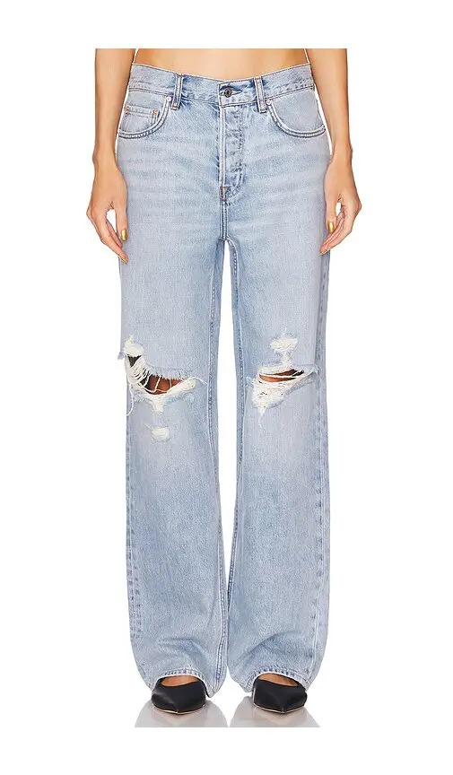 GRLFRND Bella Low Rise Boyfriend Jeans