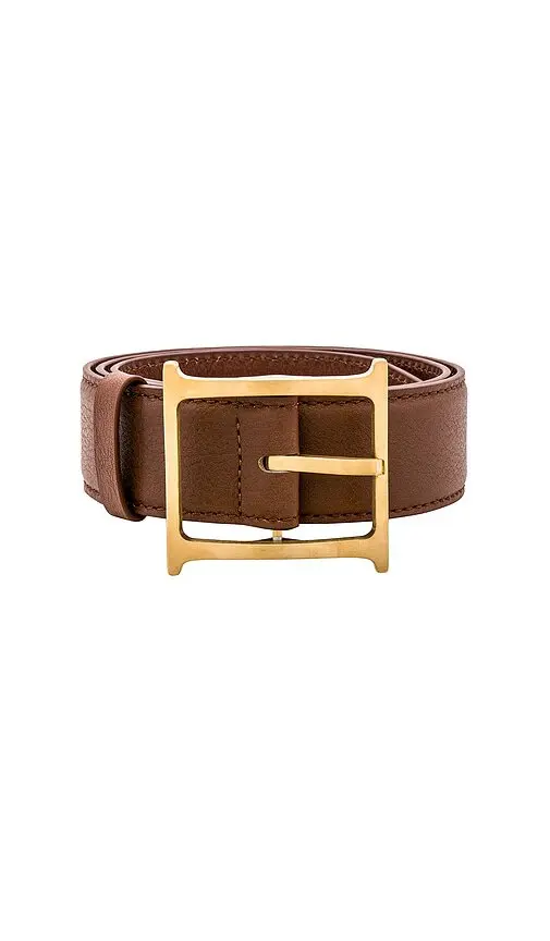 HELSA Logo Contrast Belt - Brown