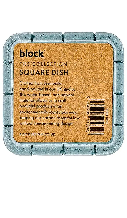 BLOCK Tile Square Dish - Blue