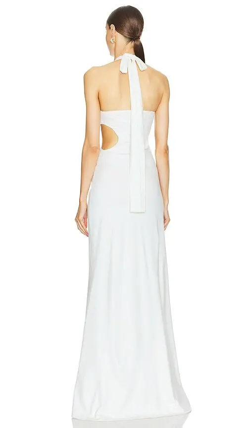 SID NEIGUM Bandeau Knot Knit Dress