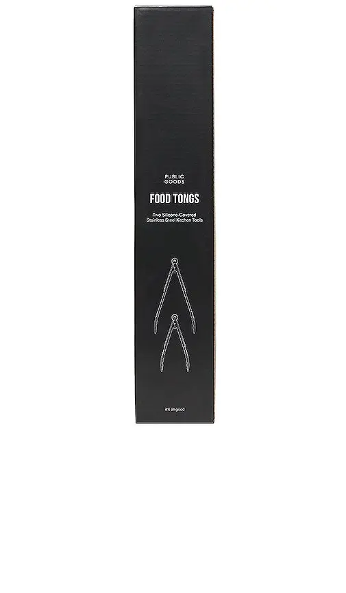 PUBLIC GOODS Stainless Kitchen Tongs Set