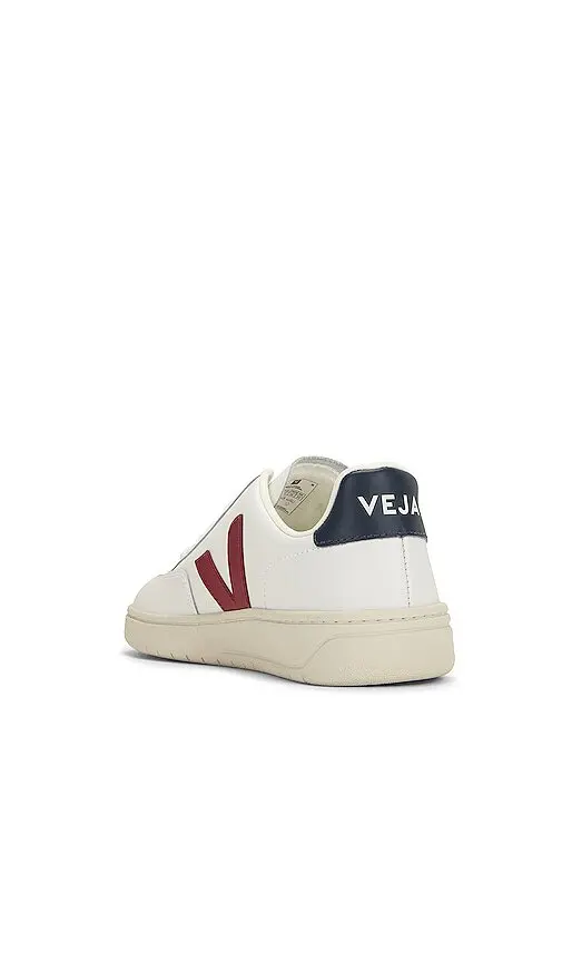 VEJA V-12 Leather Sneakers - White